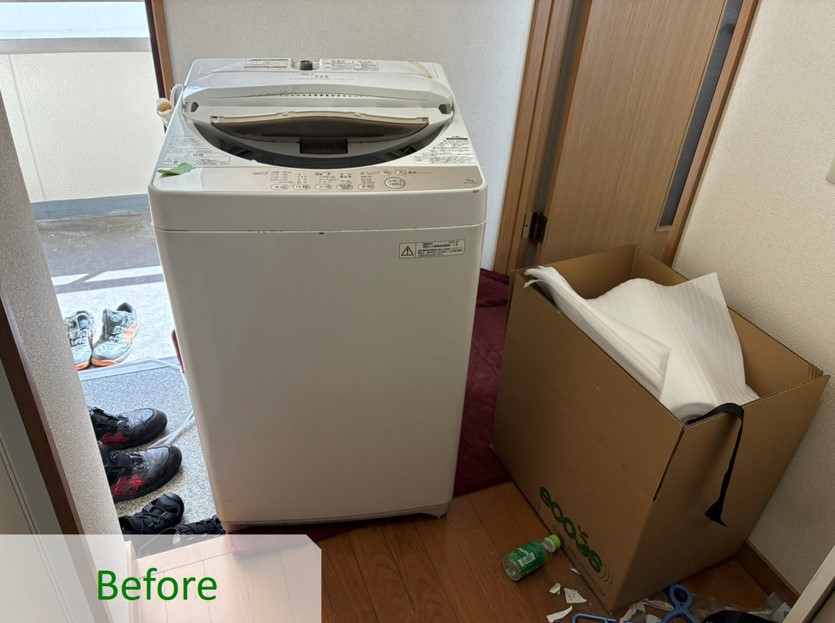 江南市にてワンルームまるごと不用品処分とミニ引越しの回収実績｜愛知県を中心とした不用品回収ならecoos【エコーズ】